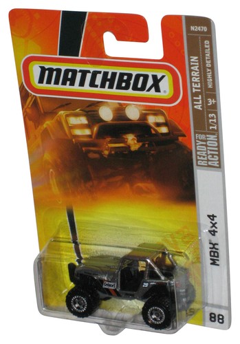 Matchbox All Terrain 1/13 (2007) Silver MBX 4x4 Die-Cast Toy Car #88 | eBay