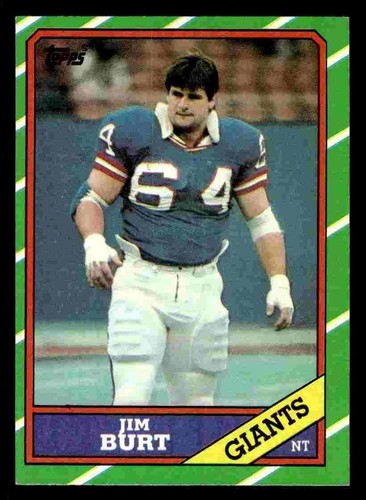 1986 Topps Jim Burt #149 - New York Giants | eBay