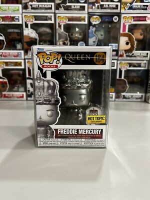 New Funko Pop Queen Freddie Mercury 184 Rocks Toy Doll Statue Hot Topic ...