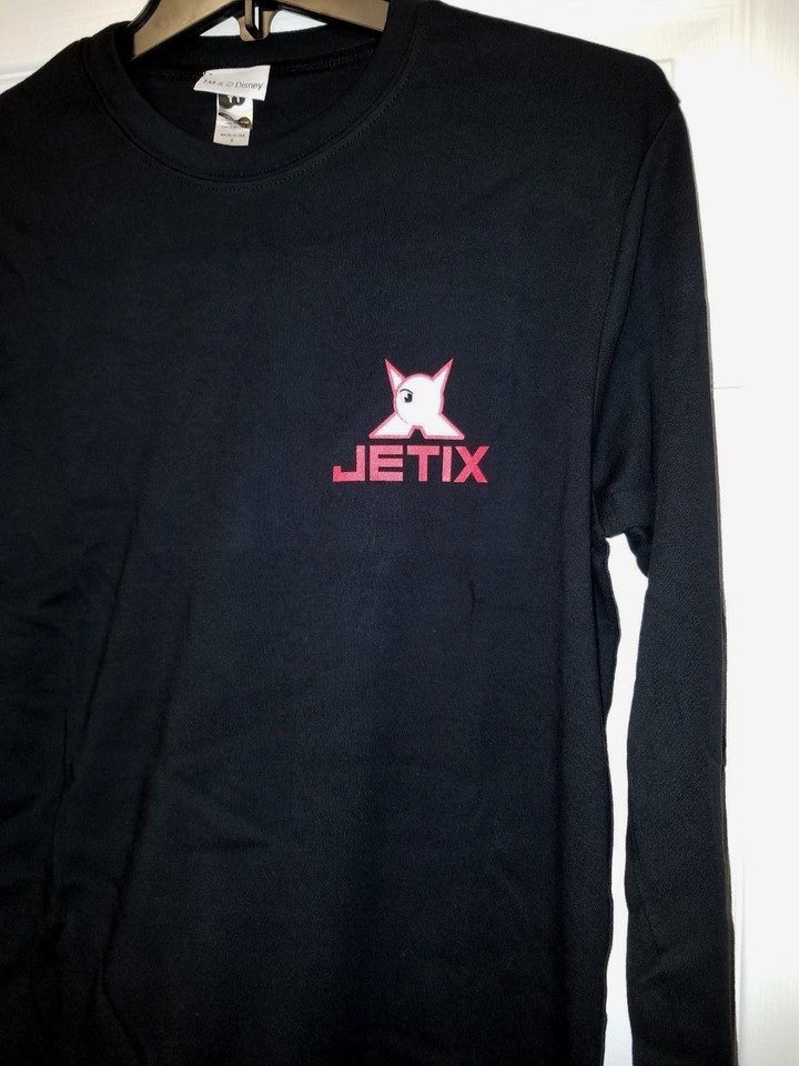 Lot of 11 Adult Large TM & Disney Jetix Black L/S T-Shirt -NWOT In ...
