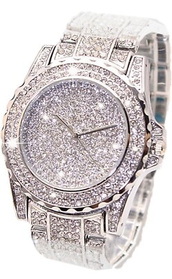 Woman Watch Bling Bling Fashion Jewelry Crystal Rhinestone Ladies Watch ...