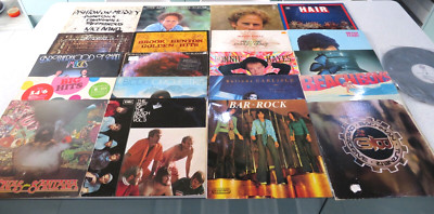 20 x ROCK / POP / SOUL / ETC 1970s 1980s - 12" Vinyl Records LP Bundle ...