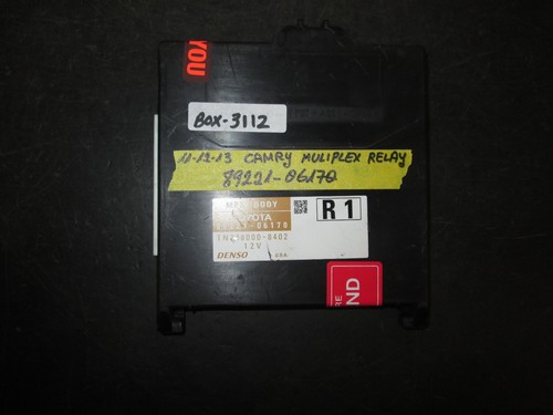 11-12-13 TOYOTA CAMRY MULTIPLEX RELAY #89221-06170 ((BOX-3112)) | eBay
