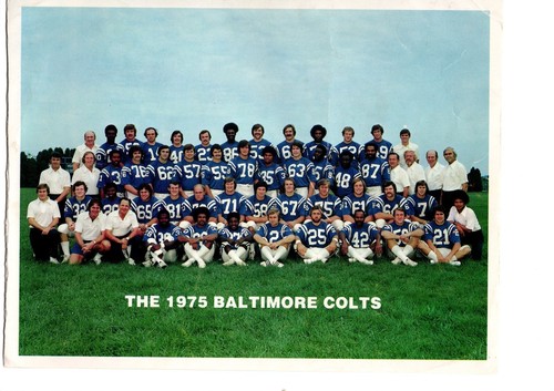 ORIGINAL VINTAGE 1975 BALTIMORE COLTS 8x10 TEAM PHOTO | eBay