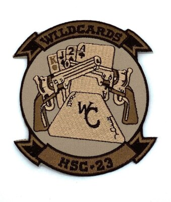 HSC-23 Wildcards Squadron Patch (Tan) – With Hook and Loop | eBay