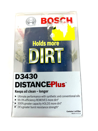 Genuine Bosch D3430 Distance Plus High Ultimate Performance Oil Filter ...