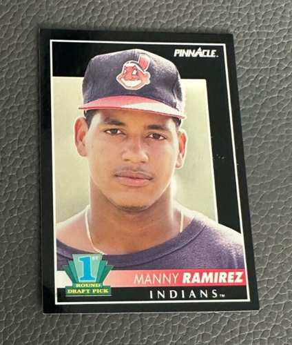 1992 Pinnacle Baseball #295 Manny Ramirez Rookie Card RC Cleveland ...