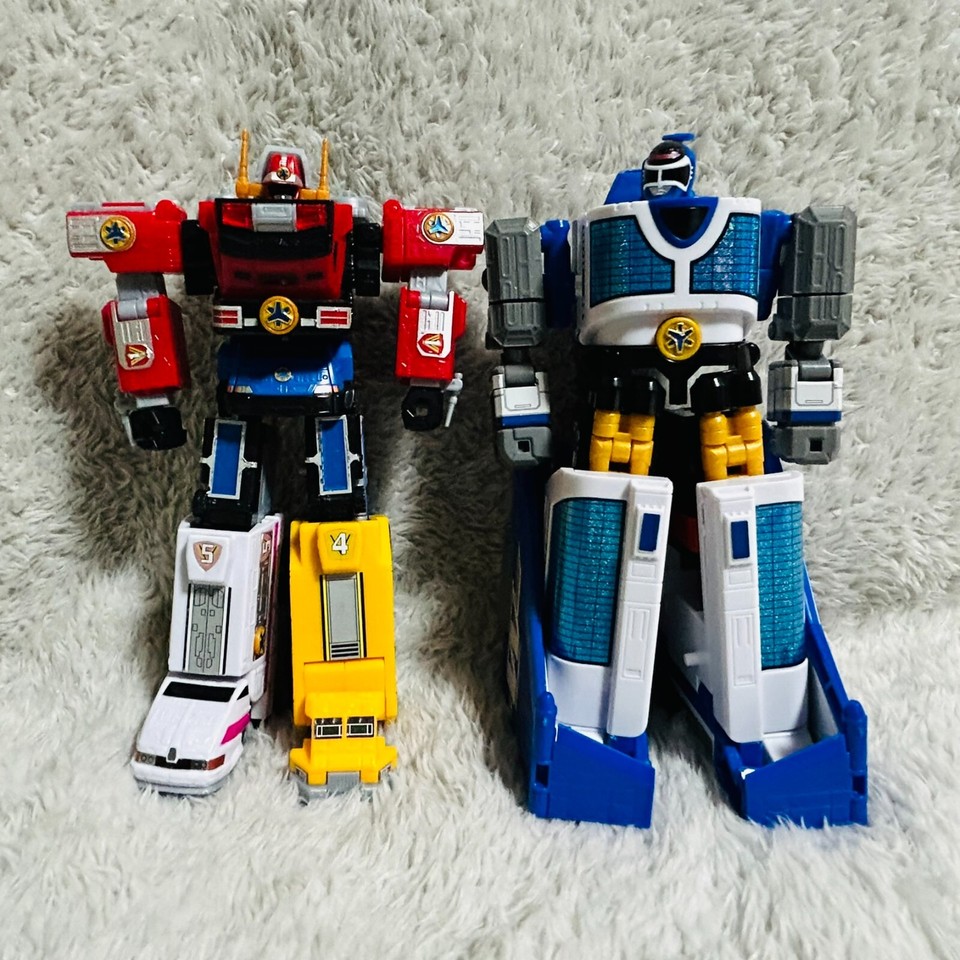 BANDAI Japan Megazord Power Rangers Lightspeed Sentai Gogo Five Mini ...