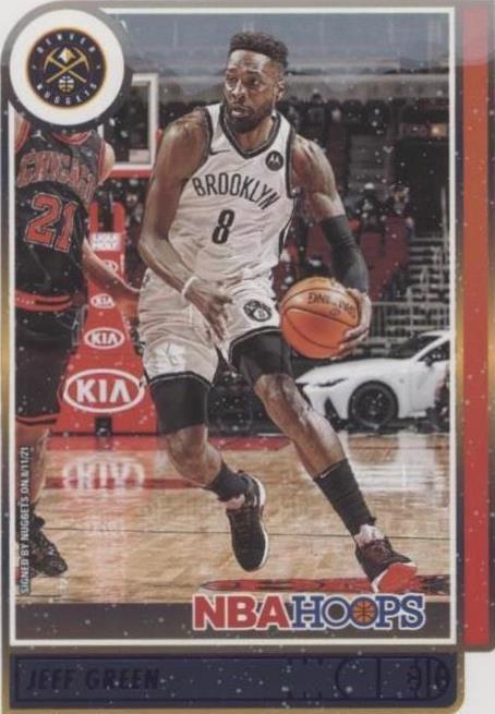 2021-22 Panini NBA Hoops - Jeff Green #117 Purple Winter for sale ...