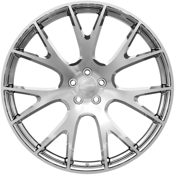 Performance Replicas PR161 Hellcat 20x10 5x115 +18mm Chrome Wheel Rim ...