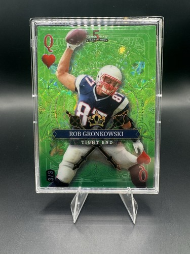 ️ 2023 Rob Gronkowski 5 Card Draw Stacked Deck Queen Of Hearts /3 ...