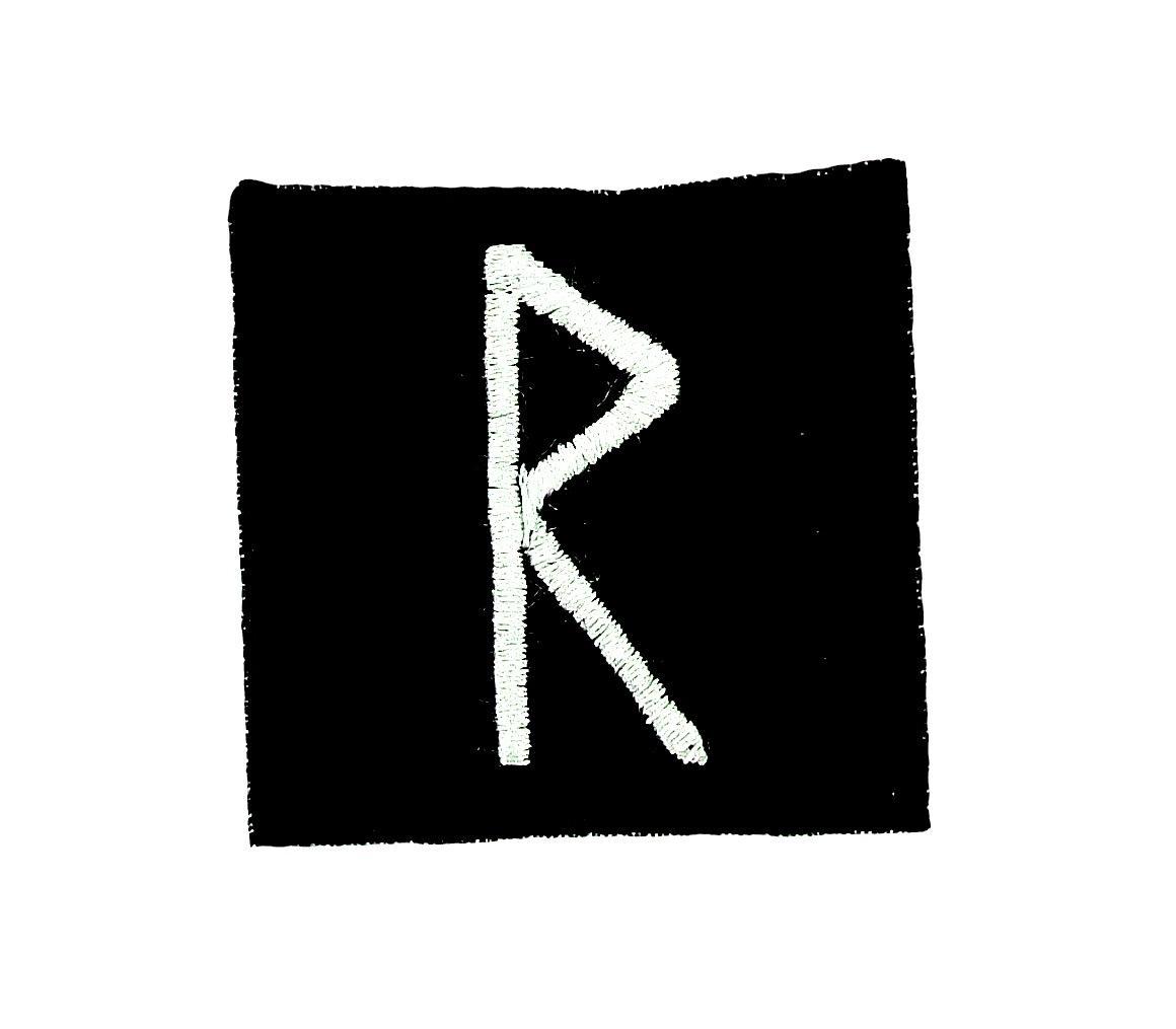 Aufnäher Flicken Patch Zum Aufbügeln Wikinger Odin Hexerei Rune ...