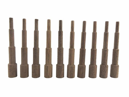 Miller Dowel Pack 100 Each 1x Stepped Walnut Dowels for Stock up to 1 ...