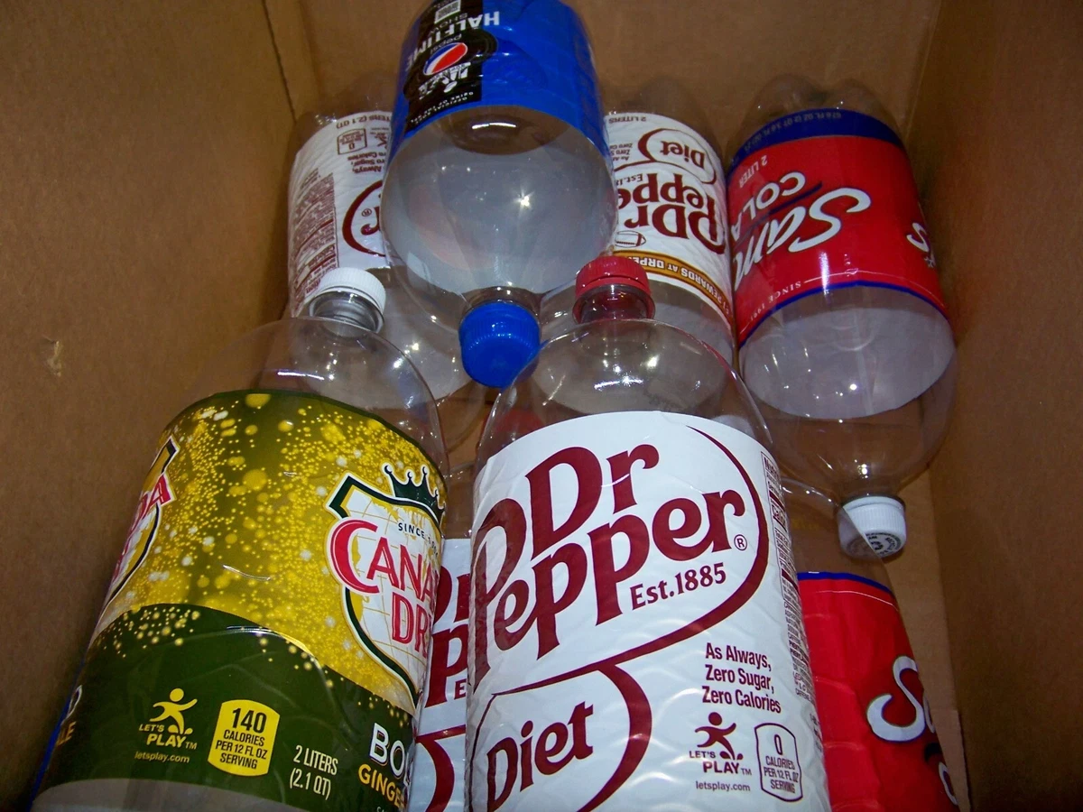 Clear Plastic Soda Bottles