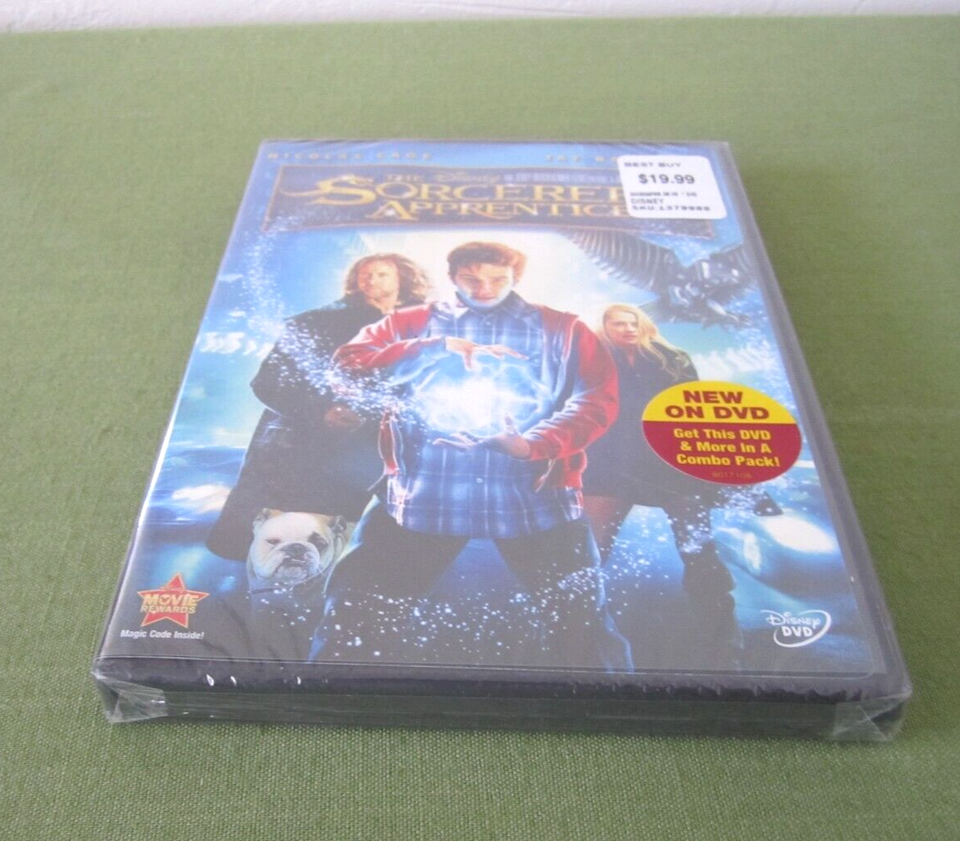 NEW- The Sorcerer’s Apprentice DVD Nicolas Cage, Jay Baruchel & Alfred ...
