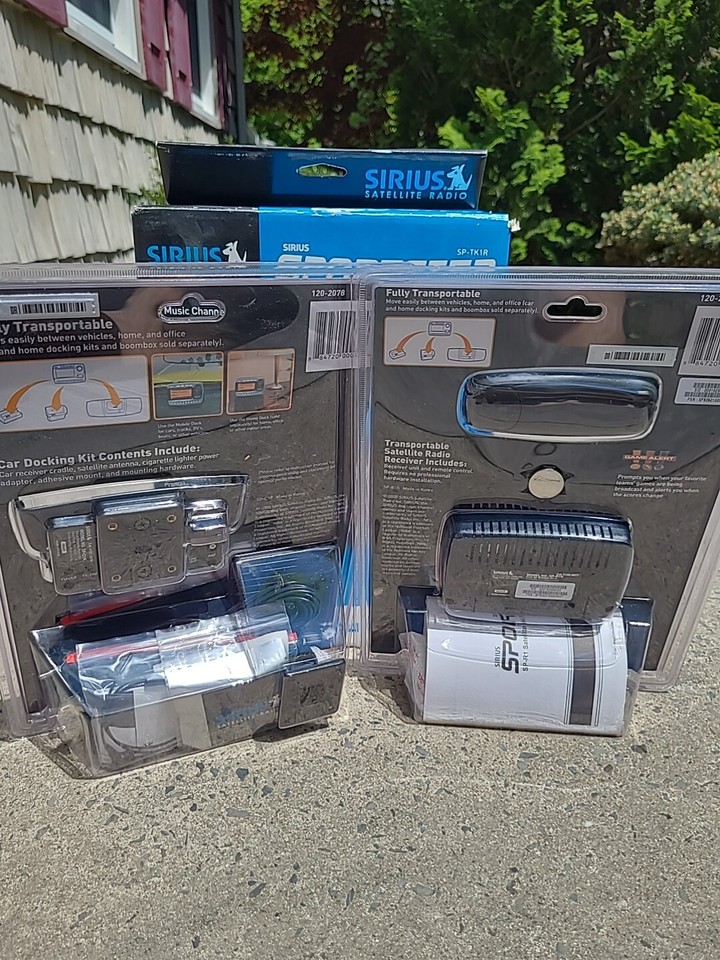 Sirius SP-TK1 Car & Home Satellite Radio Receiver & Car Kit New In Box ...