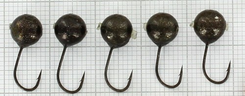 Tungsten Ice Fishing Jigs - Marmooska Winter Jig Heads(Hook# 10, Weight ...