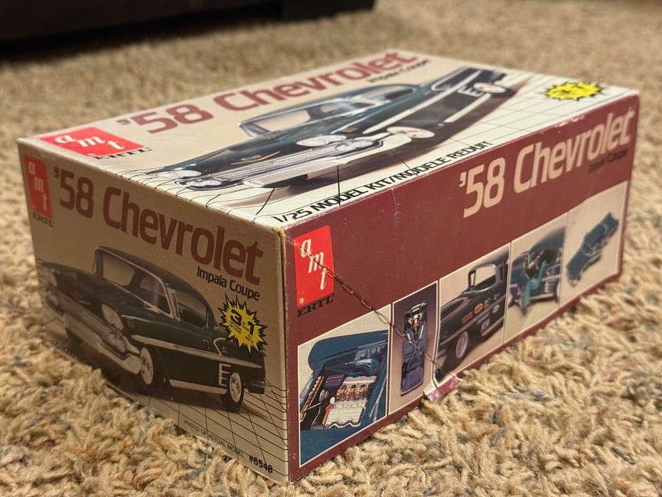 AMT Ertl '58 Chevrolet Impala Coupe Model Kit #6548 | eBay