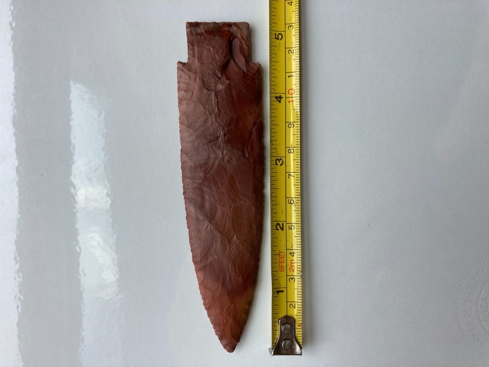 Firstview Point Banded Jasper Native American Arrowhead 5 1/8inch ...