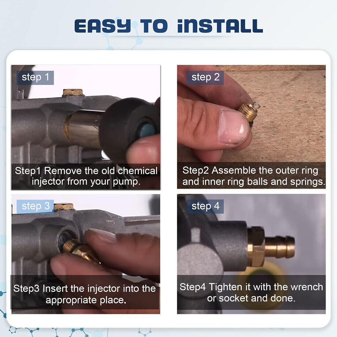 190593GS Pressure Washer Chemical Soap Injector Kit For Briggs Stratton ...