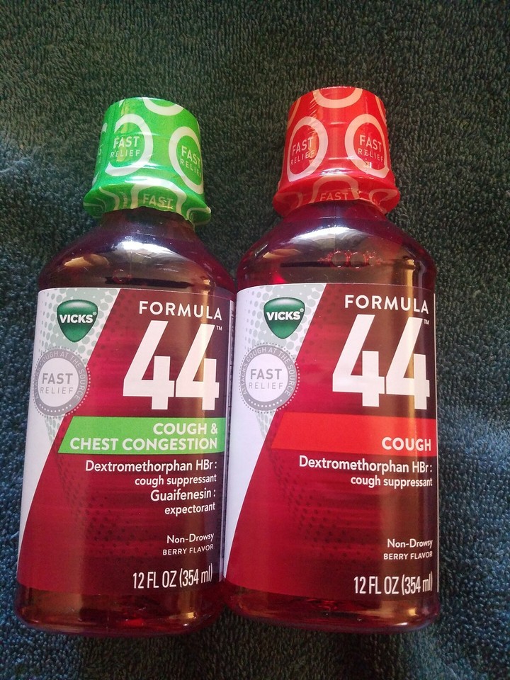 2 PACK VICKS FORMULA 44 COUGH AND CHEST CONGESTION | eBay