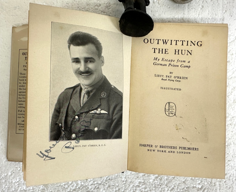 Outwitting The Hun by Lieut. Pat O'Brien 1918 HB/DJ *Signed First Edition* | eBay