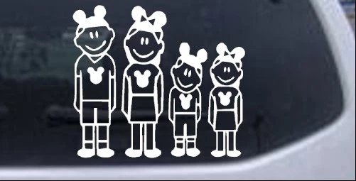 Mickey Mouse Family Decal