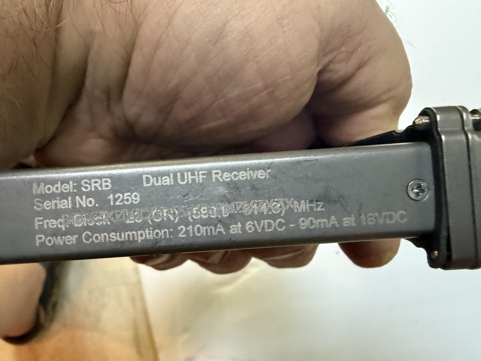 Lectrosonics SRb Bk 20 Receiver + (2) SMQV mic system | eBay