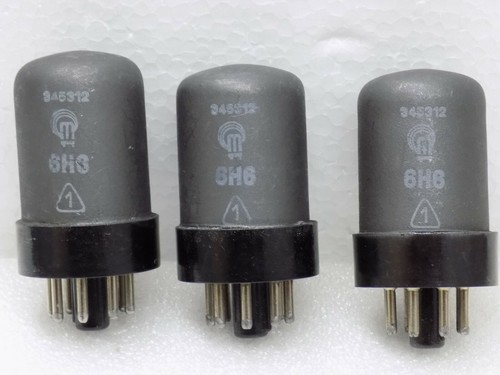 1x RFT 6H6 - Double Diode Radio Vacuum Tube | eBay