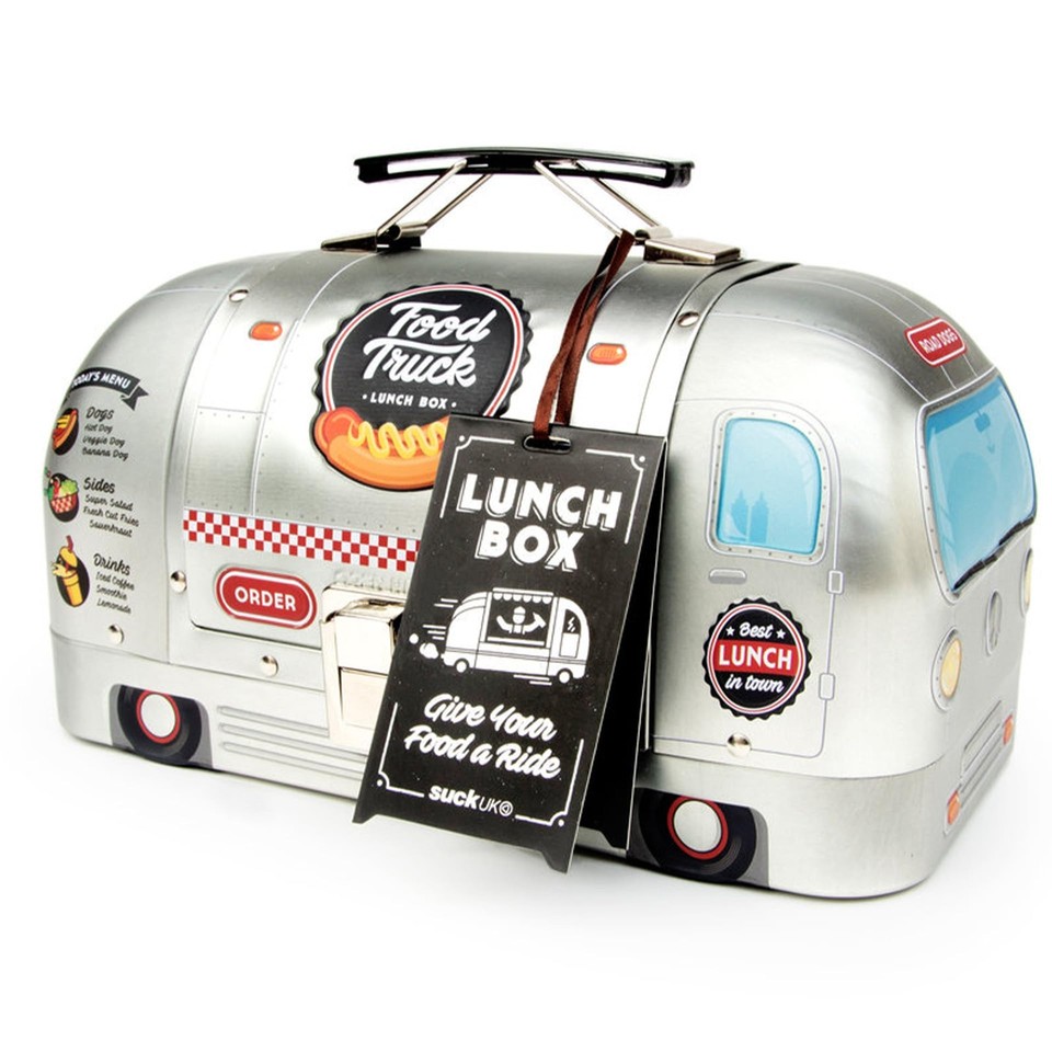 Truck Lunch Box | Novelty Tin Lunch Box | Truck Shaped Metal Lunch Bo ...