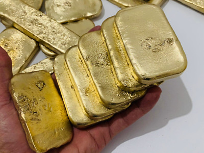 200 Grams Scrap Gold Bar For Gold Recovery Melted Different Computer ...