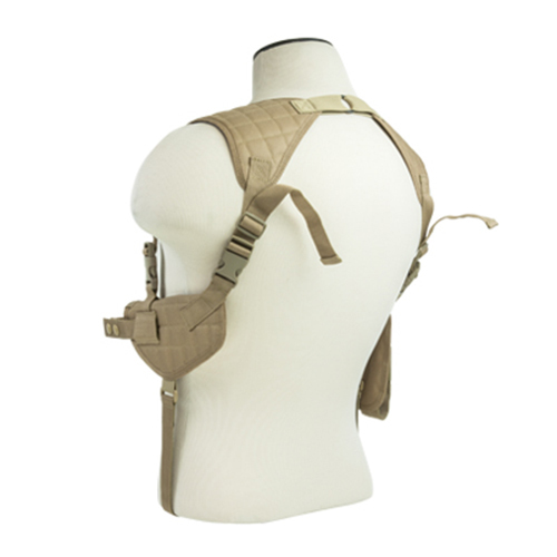 VISM Tan Shoulder Holster w/ Mag Pouches Fits COLT 45 Kimber S&W Ruger ...