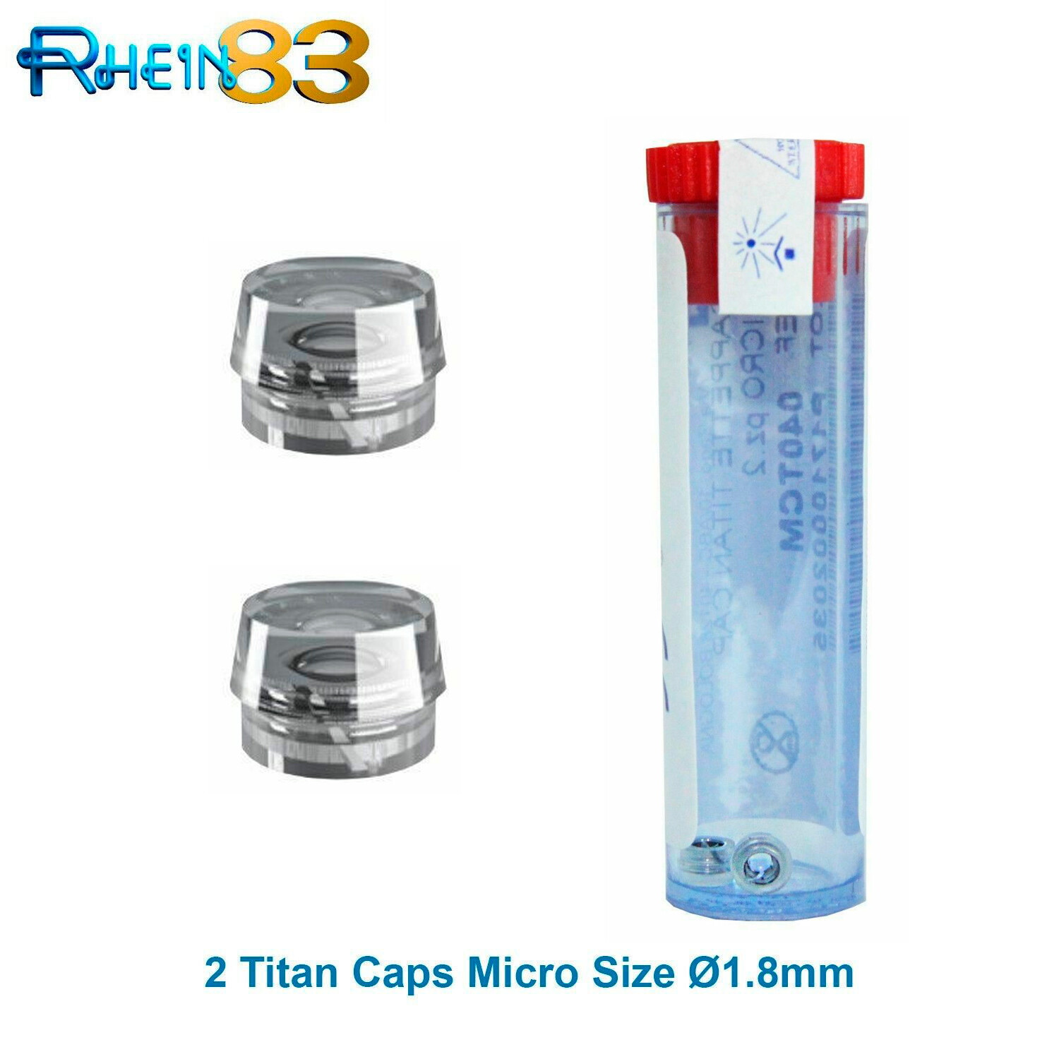 RS Dental Lab Implant Micro Size Ø1.8mm 2 Titanium Insert Caps ...