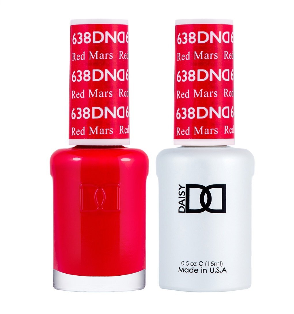 DND DUO Matching Gel & Lacquer #638 - Red Mars | eBay