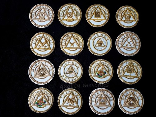 MASONIC REGALIA-Royal Arch (Chapter) Provincial Apron Badge (Assorted ...