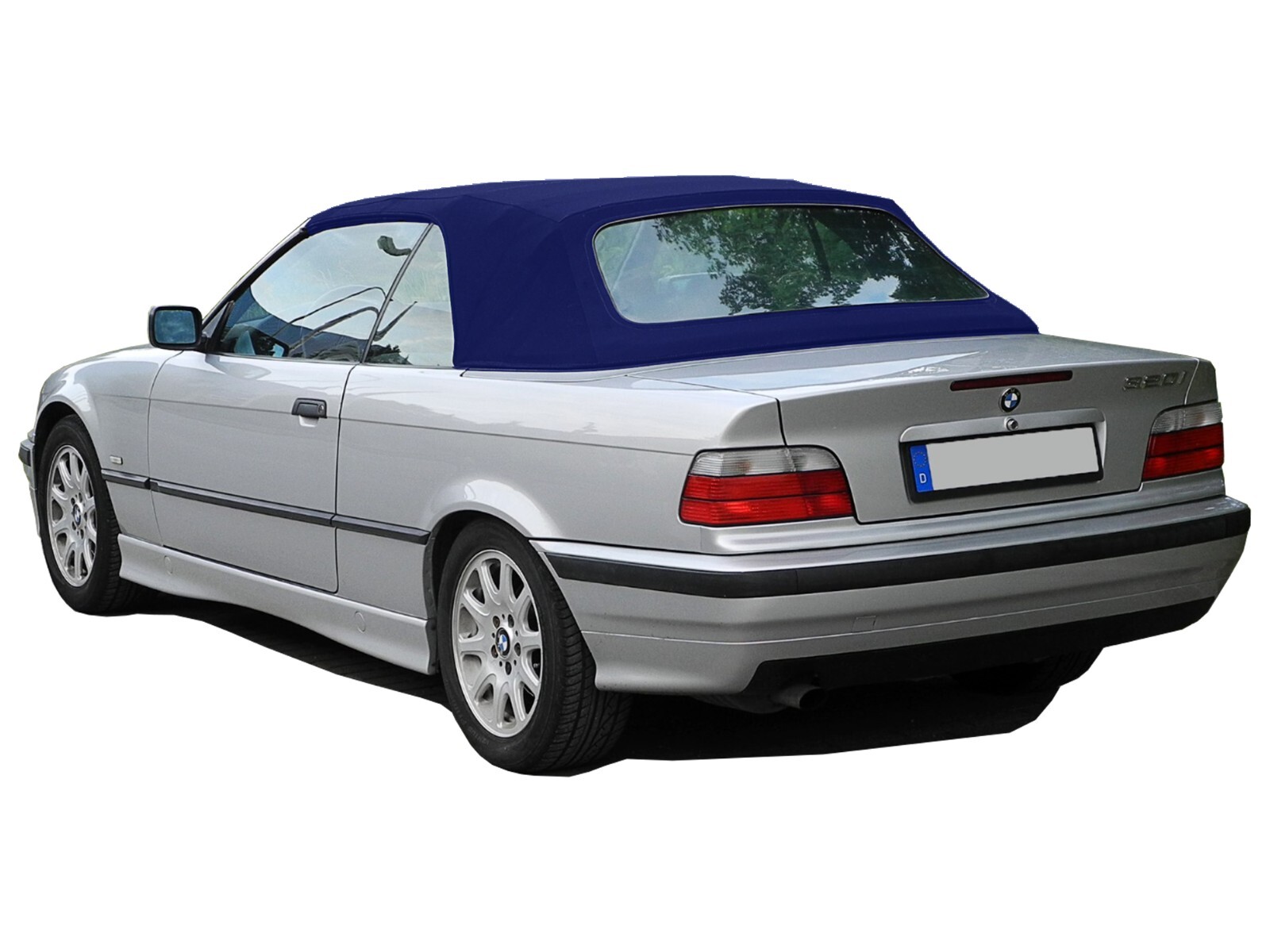 Fits:BMW E36 Soft Top & Plastic Window 3 series 1994-99 Haartz Blue ...