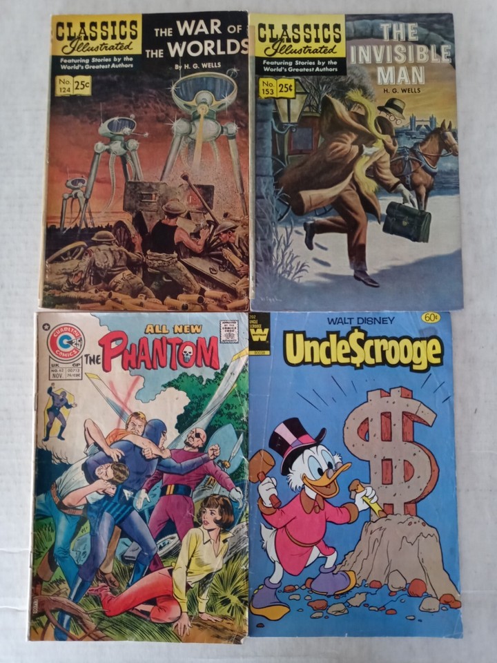 Classics Illustrated, Whitman, Harvey Lot Of 19 Vintage Comics | eBay