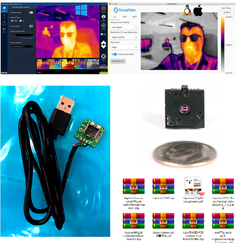 FLIR LEPTON 3.5 + USB adapter , Infrared Camera Cores , 160x120 ,57 ...