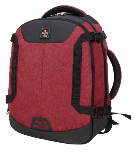 18" Swiss Tech Travel Backpack with Compression Straps, Merlot, New ...