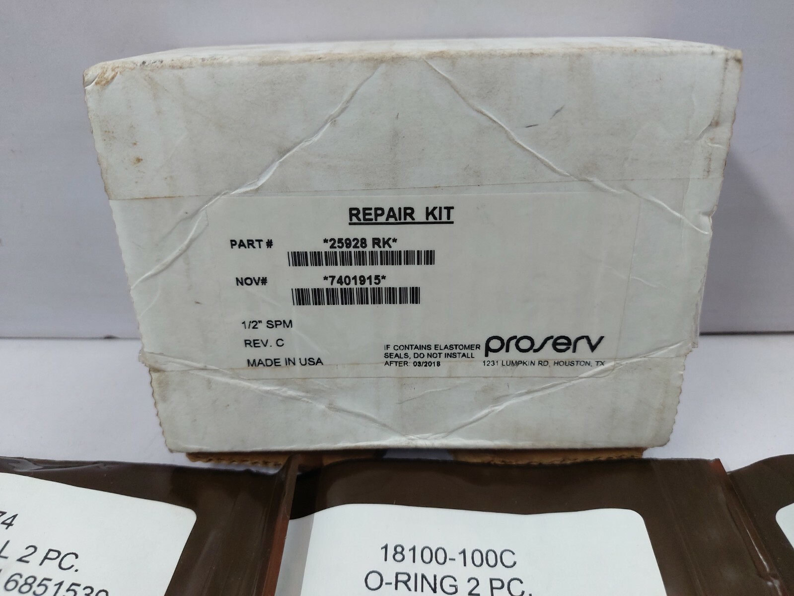 Proserv 25928 RK Reapair Kit 1/2 Spm No Eh-Type Ddv | eBay