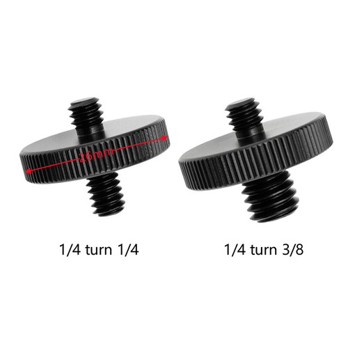 Universal Camera Conversion Screw 1/4 Male To 3/8 Dual Nuts Tripod ...
