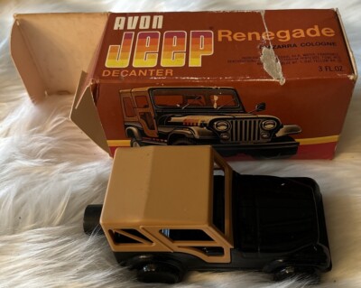 VINTAGE AVON JEEP RENEGADE TRAZARRA COLOGNE - 3oz | eBay