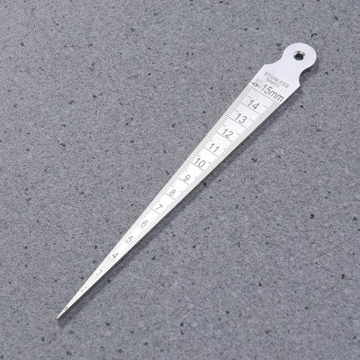 Heavy Duty Stainless Steel Taper Gage 1-15mm Taper Welding Gauge ...