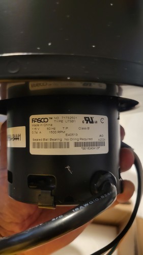 FASCO Draft Inducer Blower Motor Assembly No 71732501 U73B1 | eBay