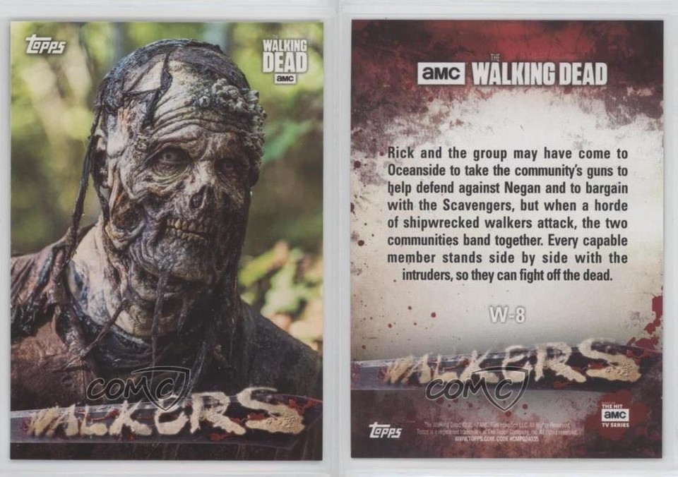 2017 Topps The Walking Dead Season 7 Walkers Walker #W-8 e6j | eBay
