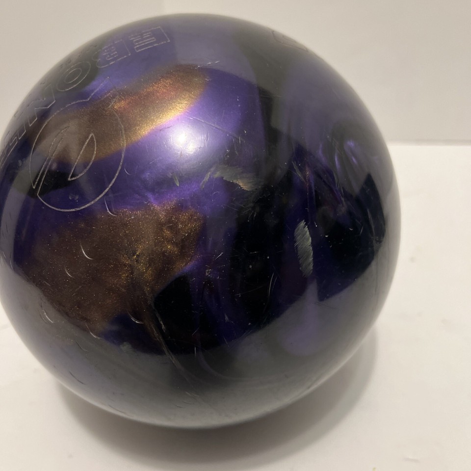 15lb Ebonite Turbo R Purple/Gold/Black Bowling Ball | eBay