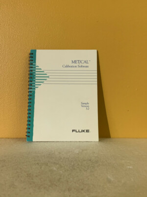 Fluke MET/CAL Calibration Software Sample Version 3.0 | eBay
