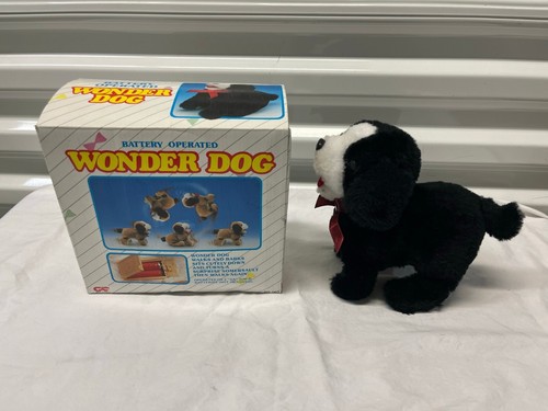 Vintage Wonder Dog Battery Operated Toy CAP 1980 G | eBay