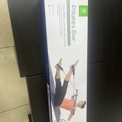 Portable Pilates Bar Kit W/Resistance Band Exercise Stick Toning Gym | eBay