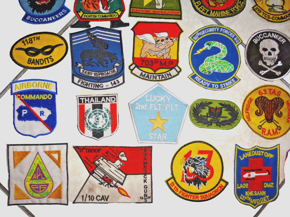 70 Vietnam War US Military & ARVN South Vietnamese Army Patches *FREE ...
